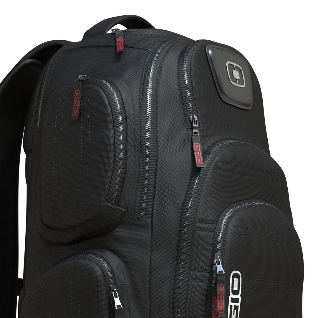 backpack 3 modeled 3d max