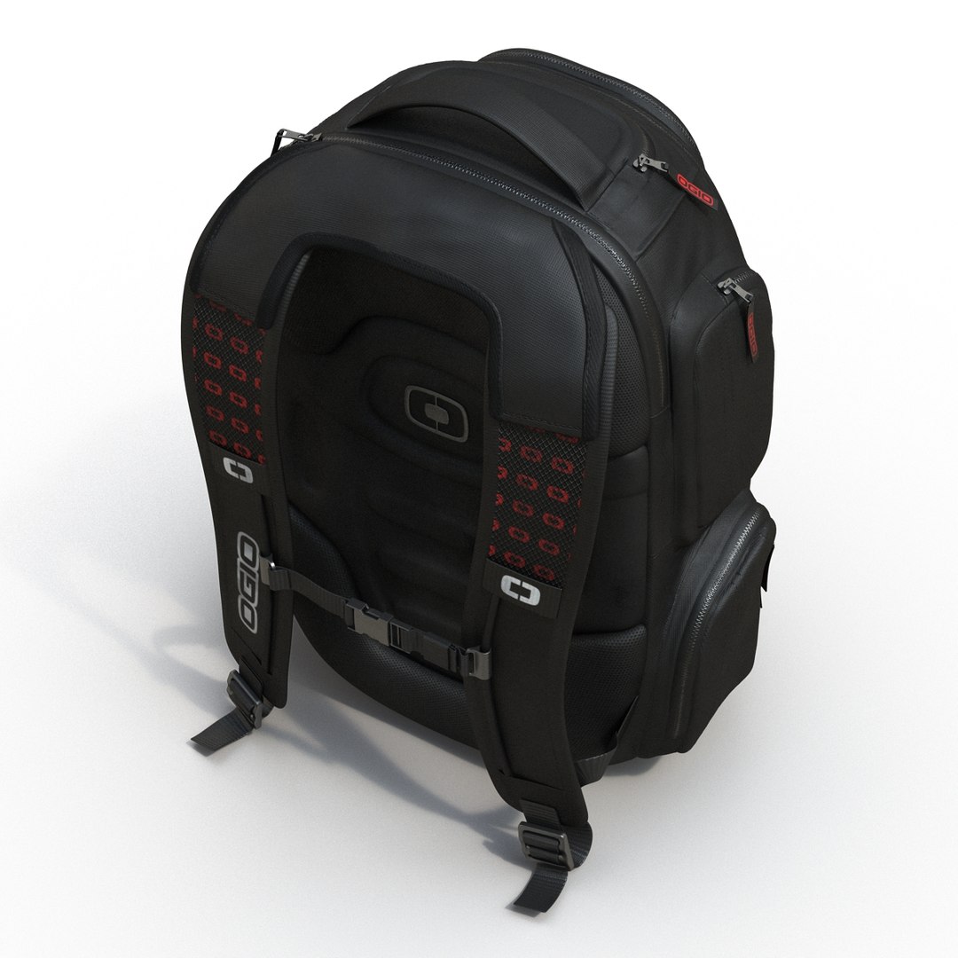 backpack 3 modeled 3d max