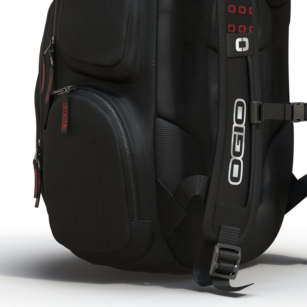 backpack 3 modeled 3d max