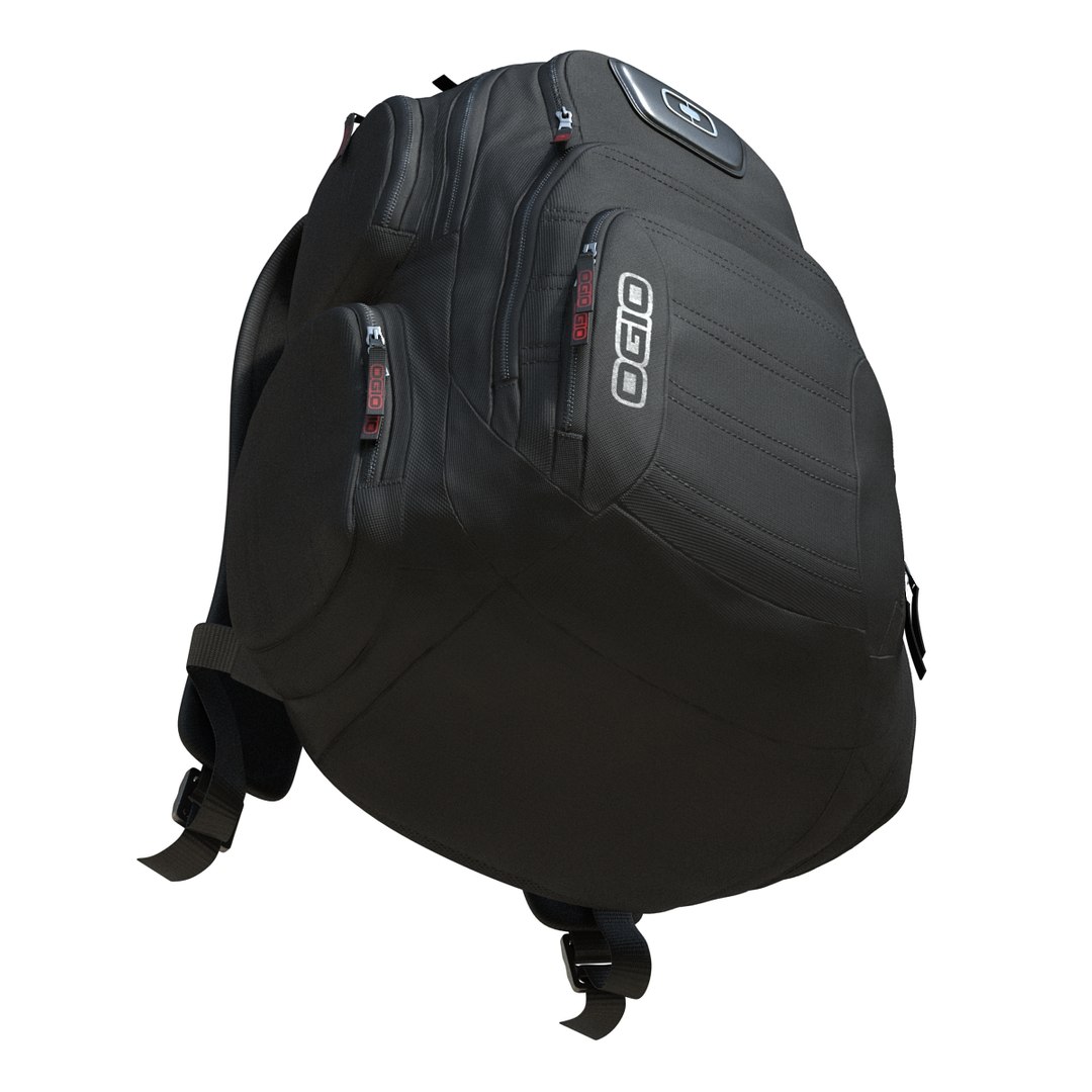 backpack 3 modeled 3d max