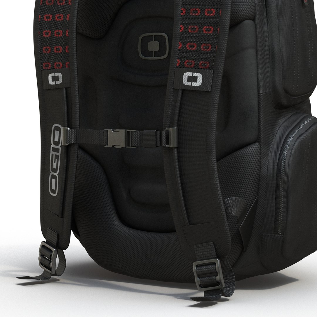 backpack 3 modeled 3d max