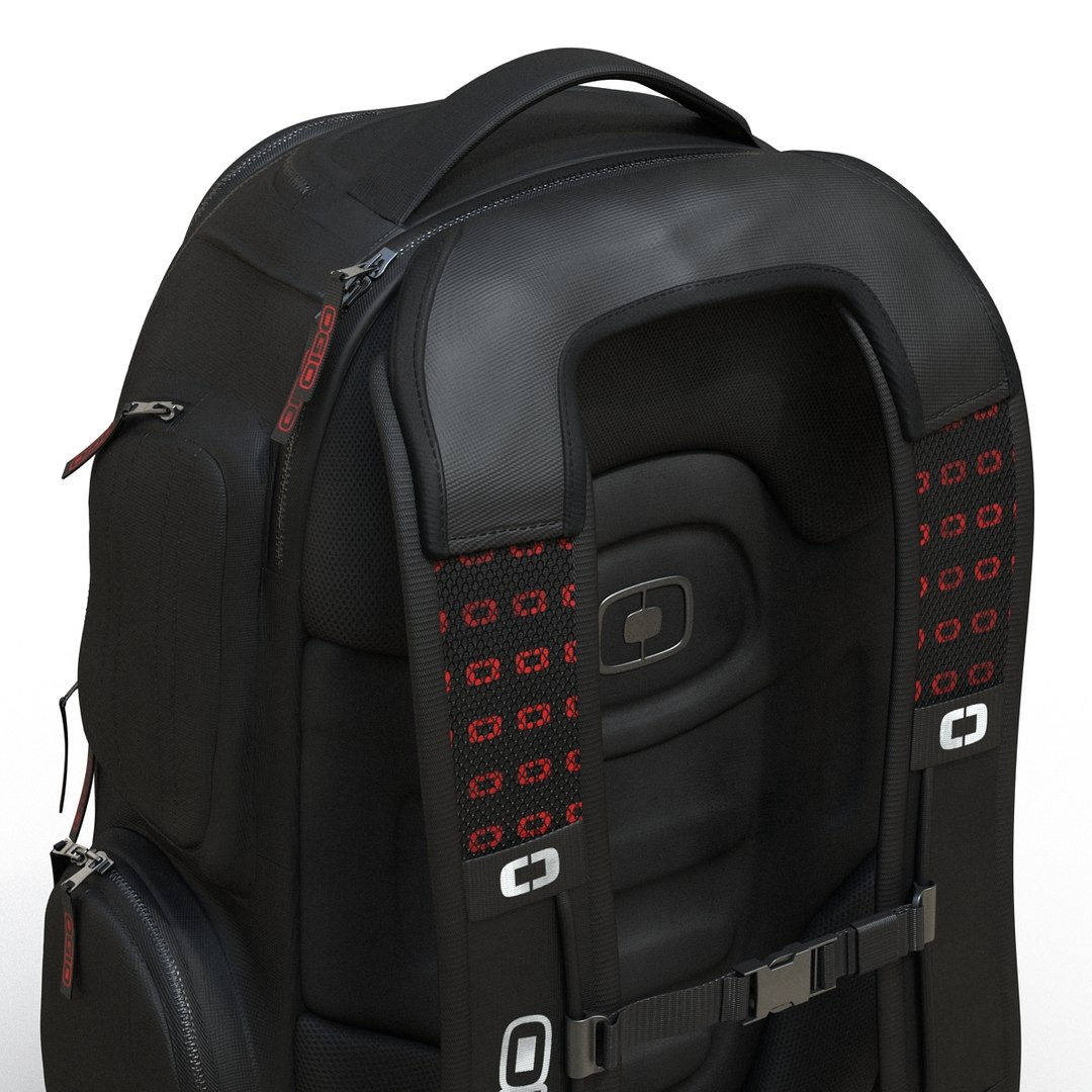 backpack 3 modeled 3d max