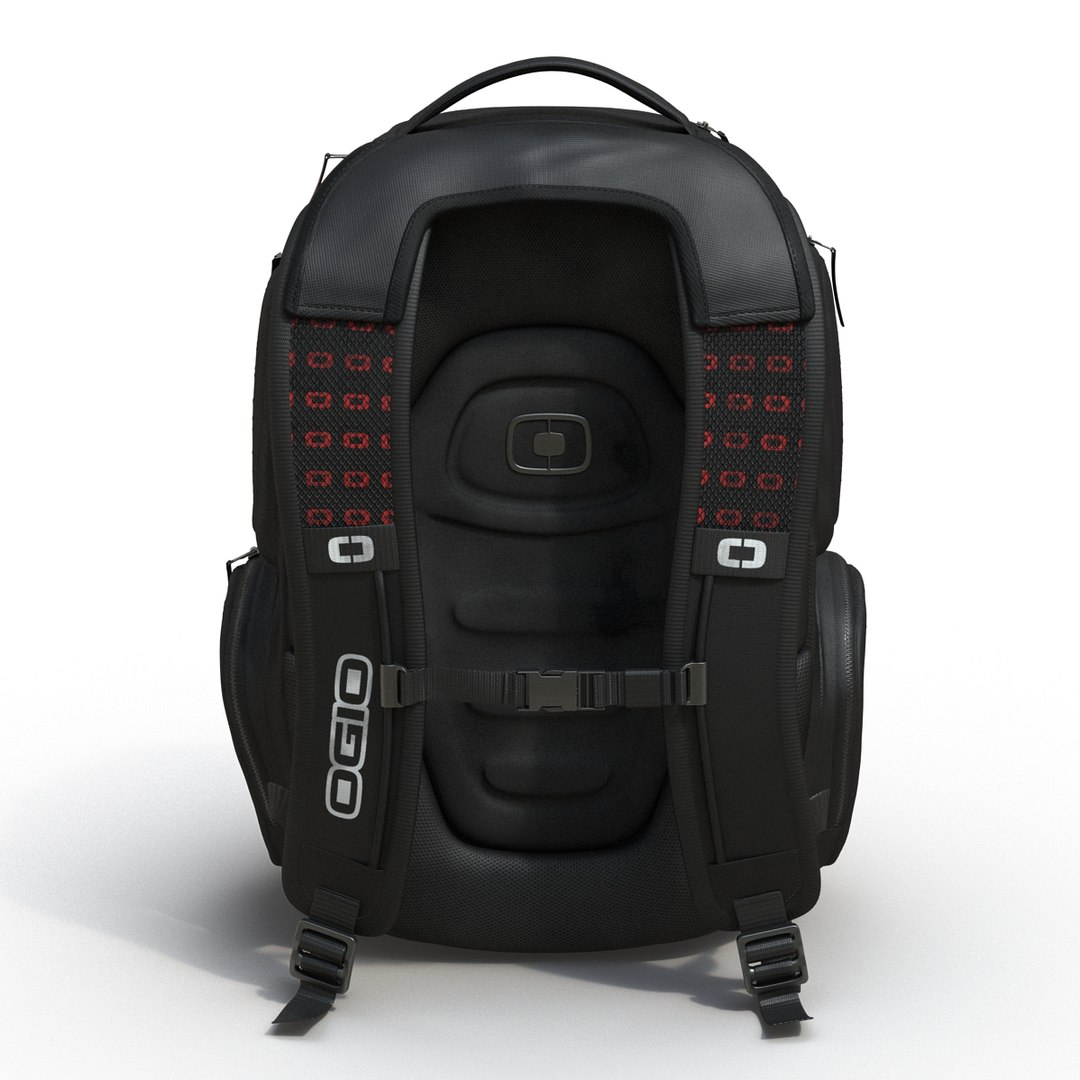 backpack 3 modeled 3d max
