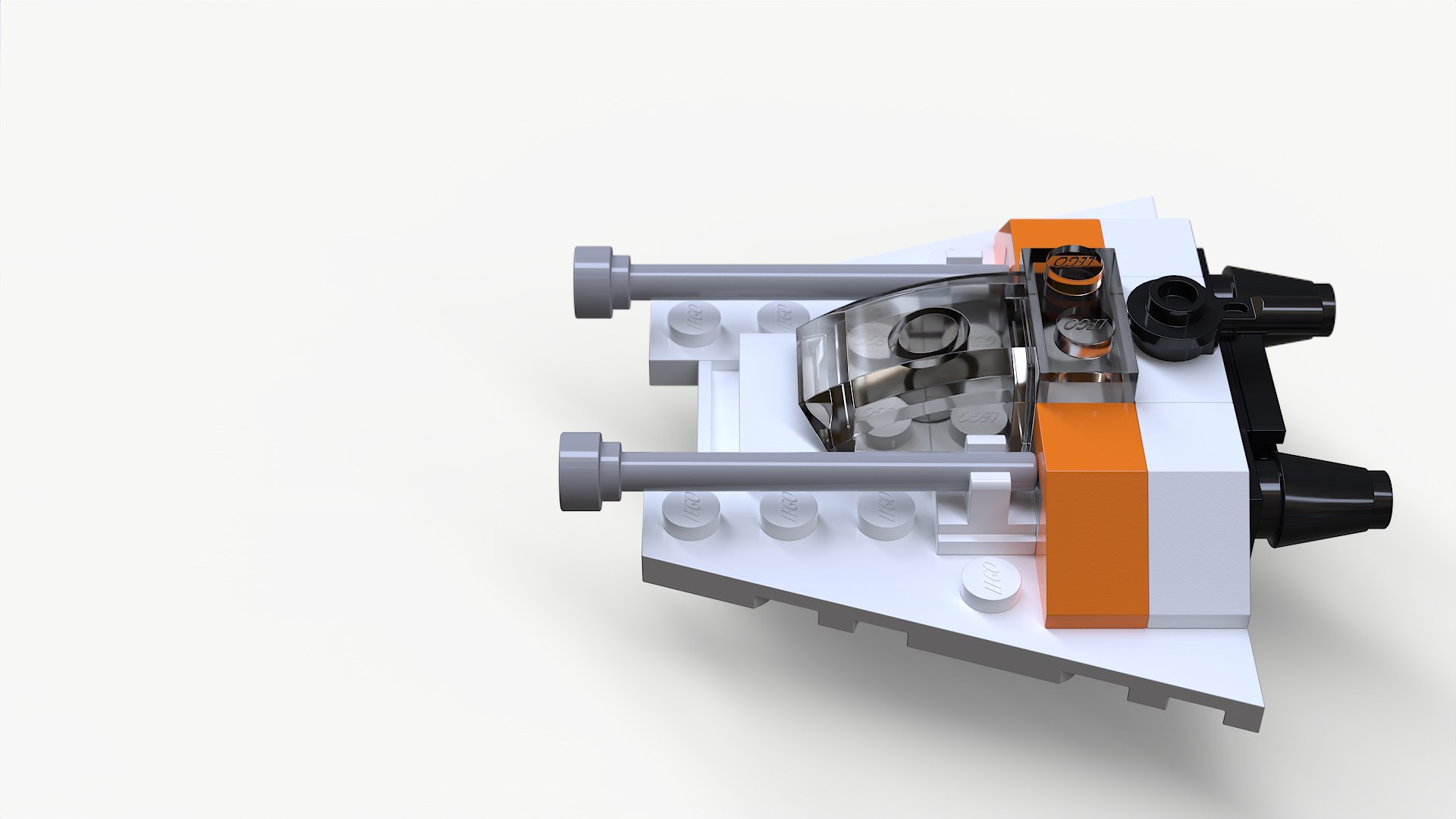 Lego Snowspeeder 3D model - TurboSquid 2132558