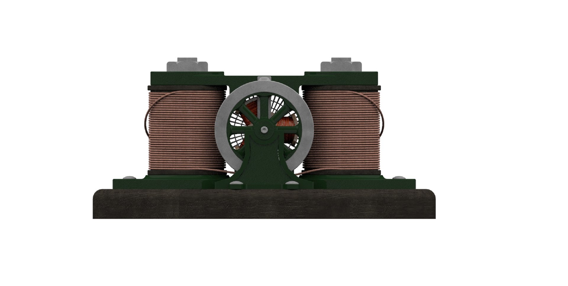 3D model Vintage bipolar electric motor - TurboSquid 1744375