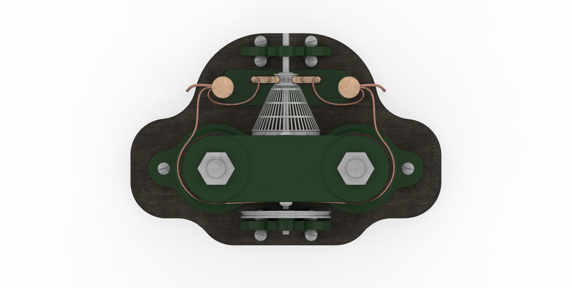 3D Model Vintage Bipolar Electric Motor - TurboSquid 1744375