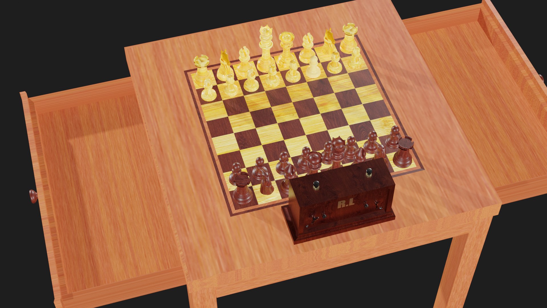 Chess Board 3D - TurboSquid 1713018