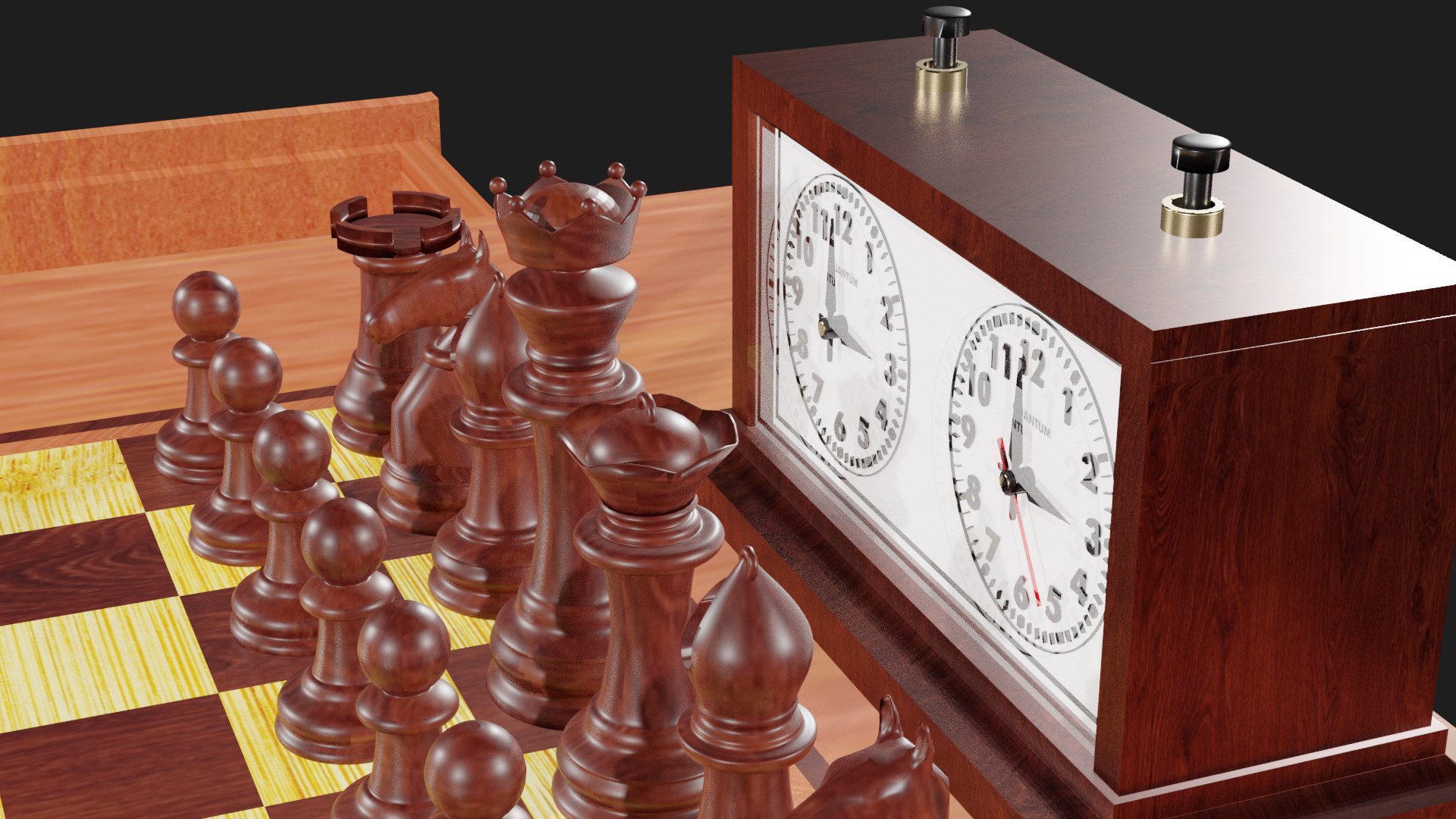 Chess Board 3D - TurboSquid 1713018