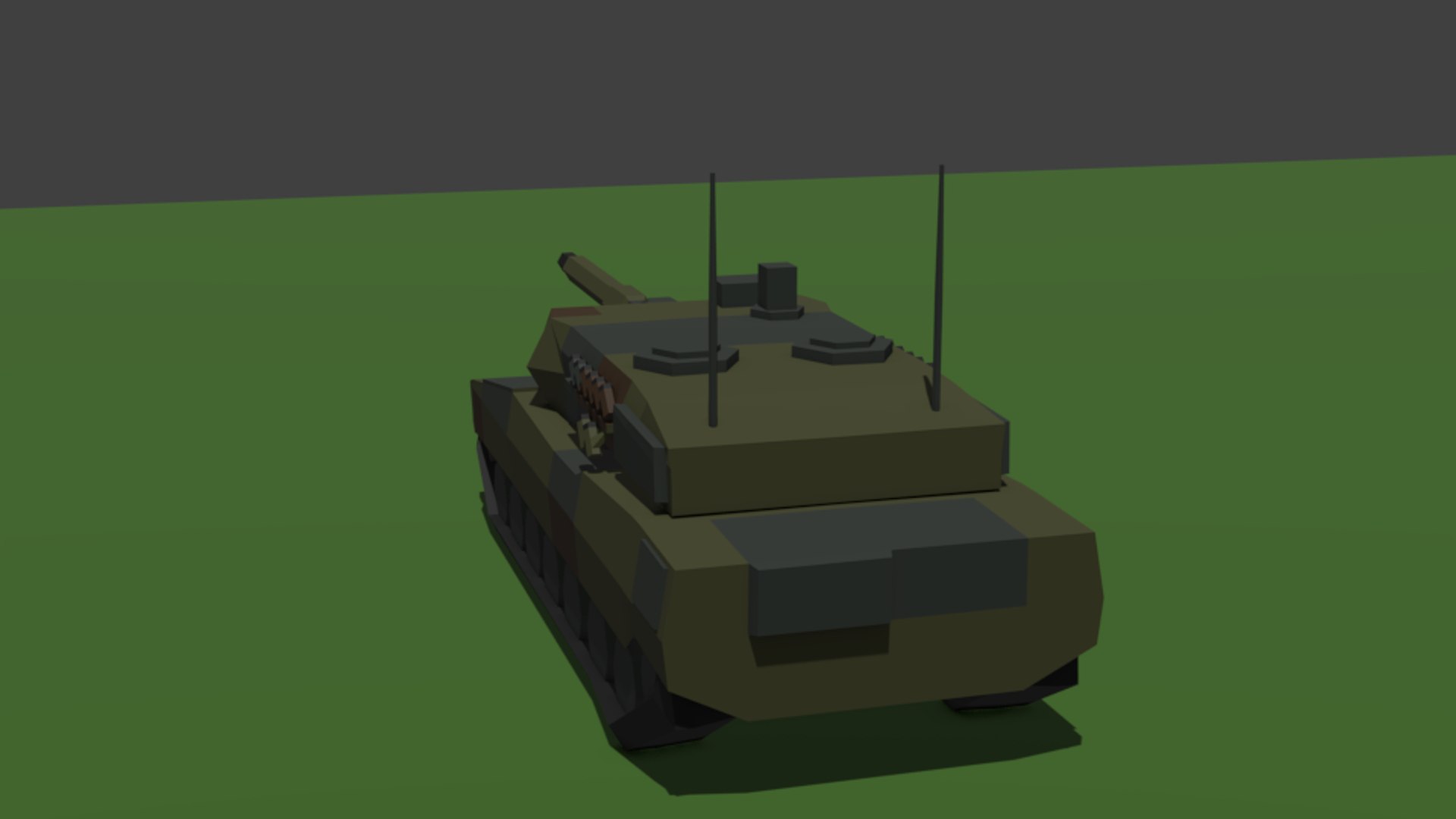 3D Model Leopard 2 A7 Stylized - TurboSquid 1572046