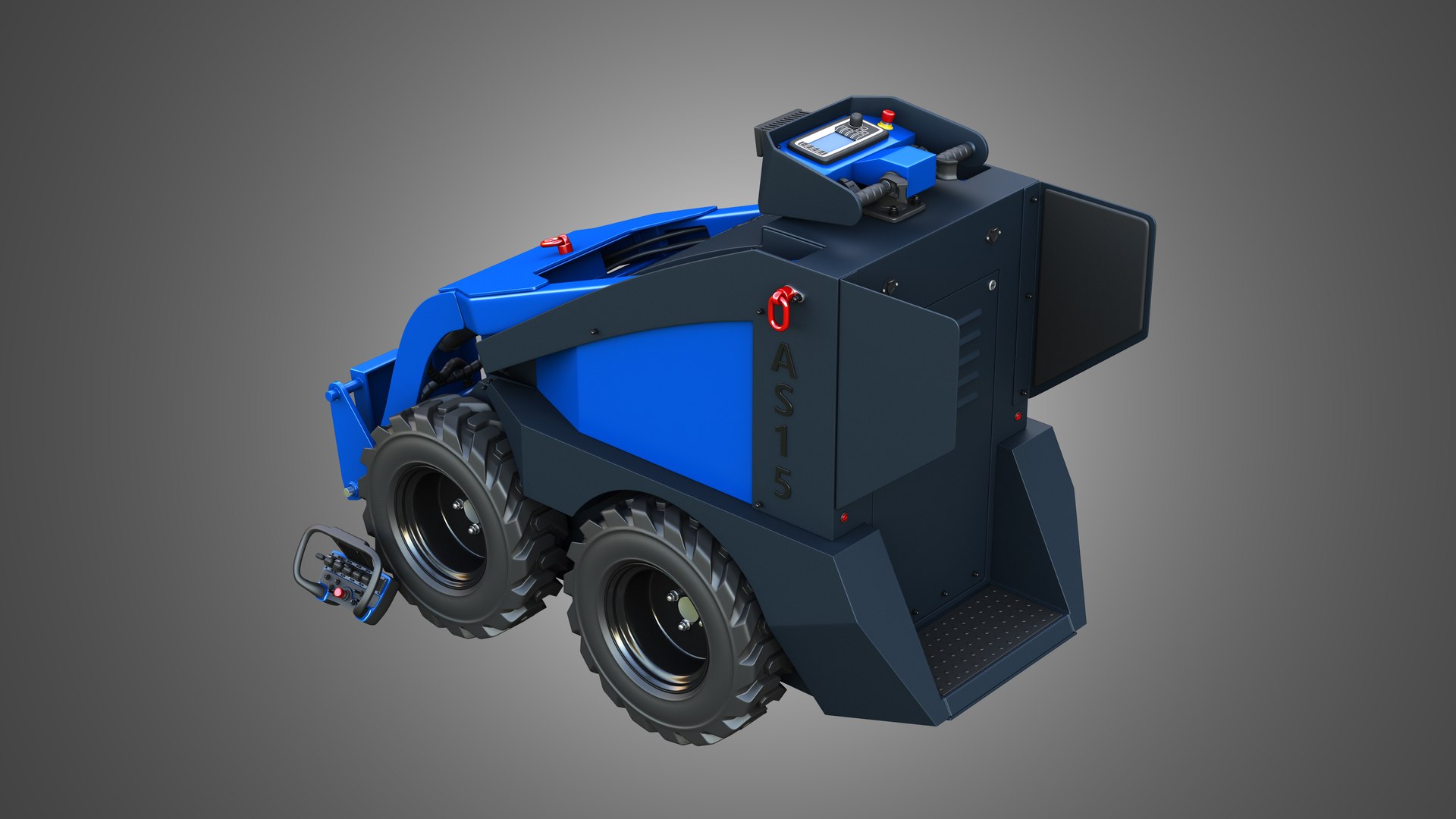AS15 - Mini Skid Steer - Loader Standard 3D Model - TurboSquid 2154548