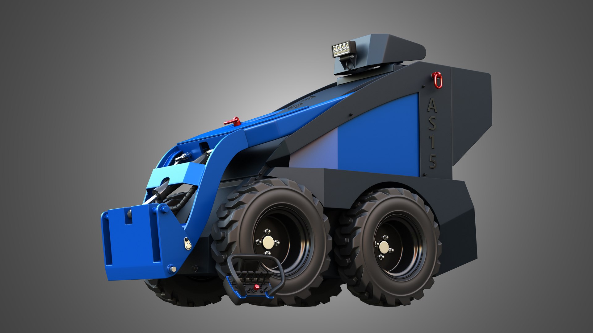 AS15 - Mini Skid Steer - Loader Standard 3D Model - TurboSquid 2154548