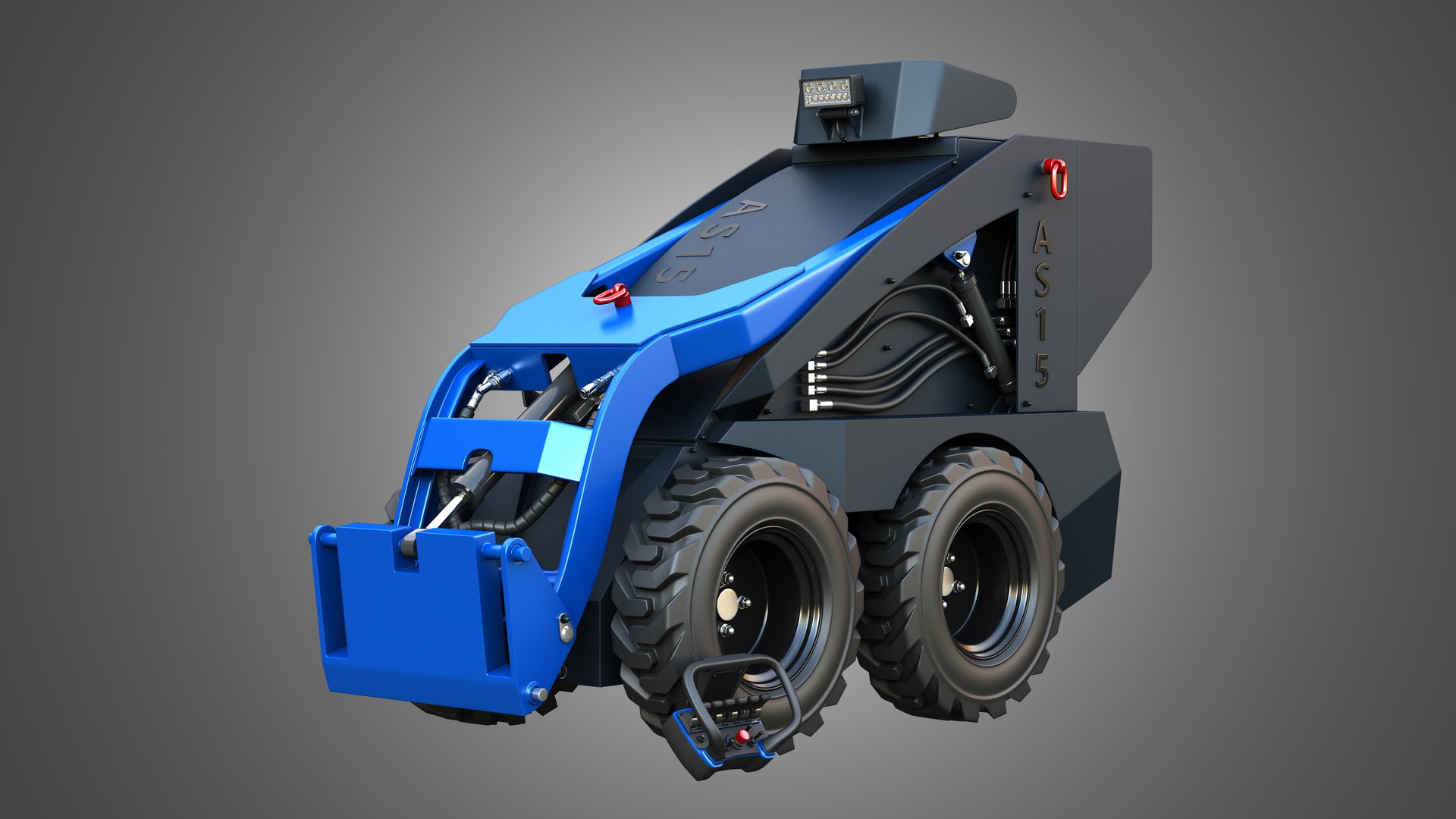 AS15 - Mini Skid Steer - Loader Standard 3D Model - TurboSquid 2154548