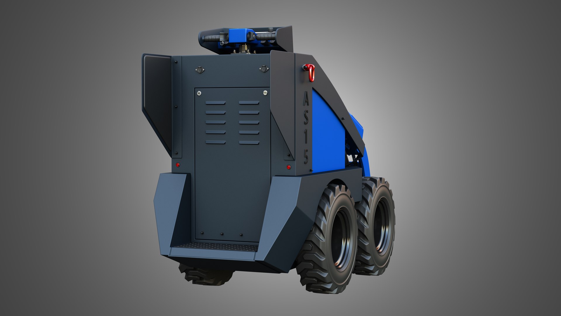 AS15 - Mini Skid Steer - Loader Standard 3D Model - TurboSquid 2154548