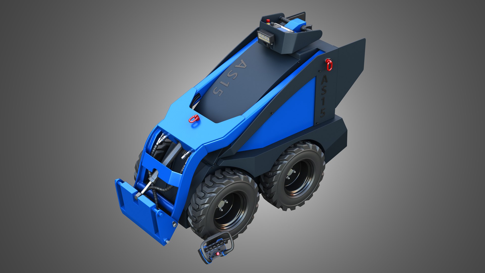 AS15 - Mini Skid Steer - Loader Standard 3D Model - TurboSquid 2154548