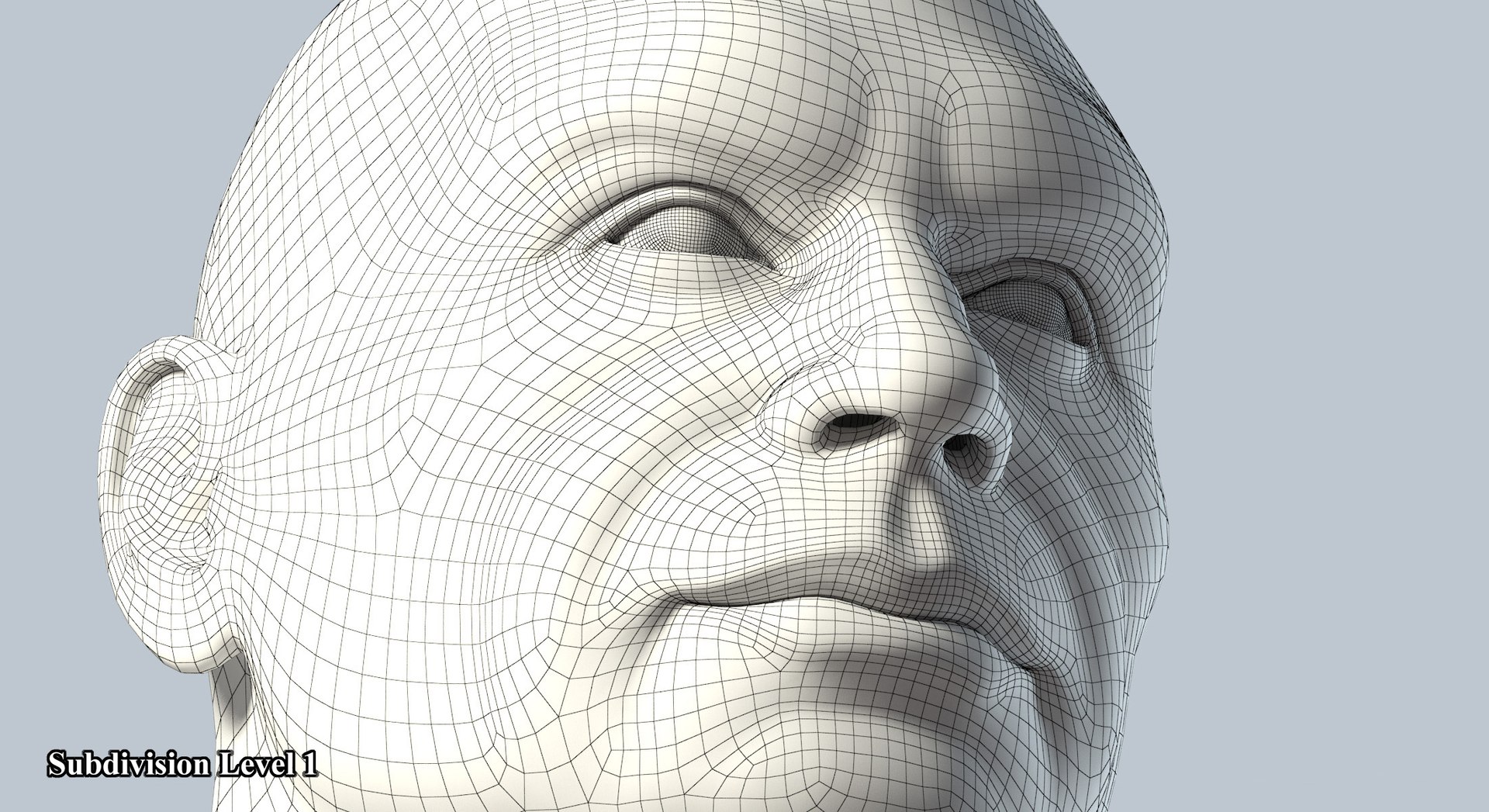 3D Strong Male Head - TurboSquid 1178814