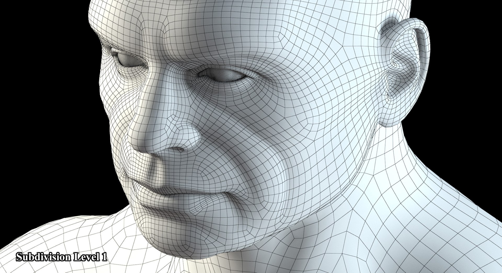 3D Strong Male Head - TurboSquid 1178814