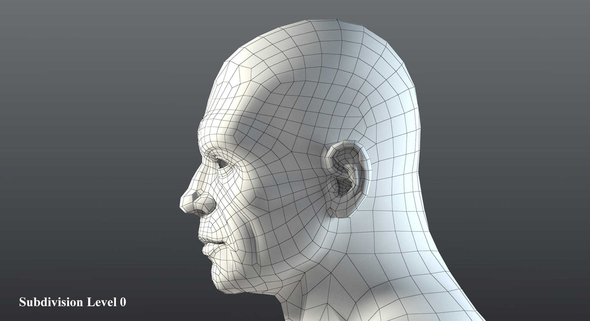 3D Strong Male Head - TurboSquid 1178814