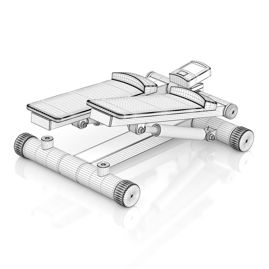 3d Model Silver Mini Stepper
