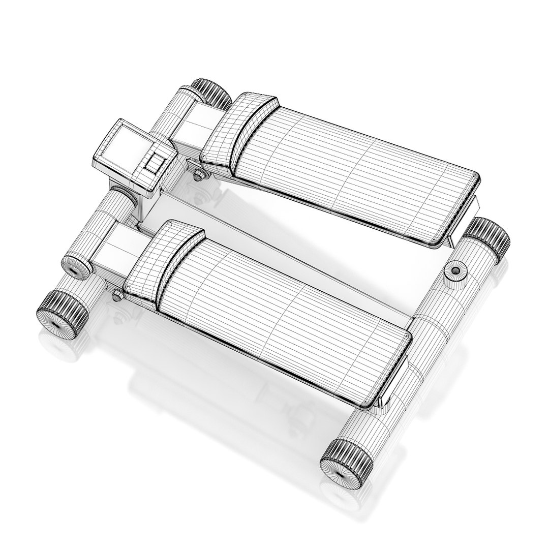 3d Model Silver Mini Stepper