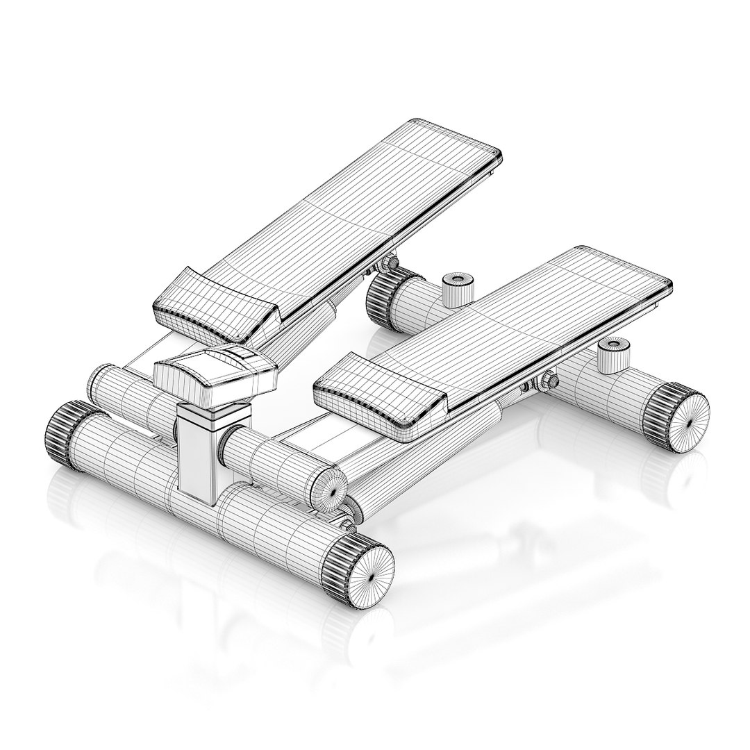 3d Model Silver Mini Stepper