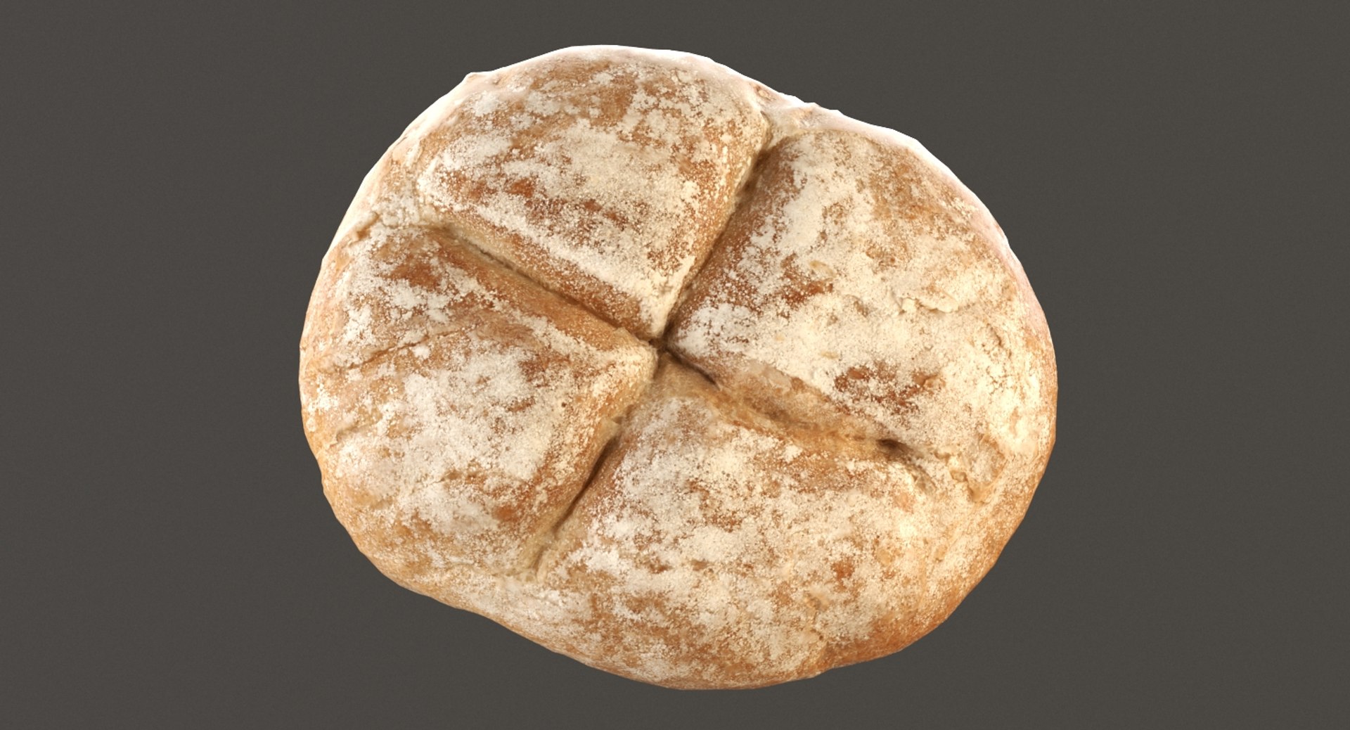 3D realistic bread roll - TurboSquid 1271388
