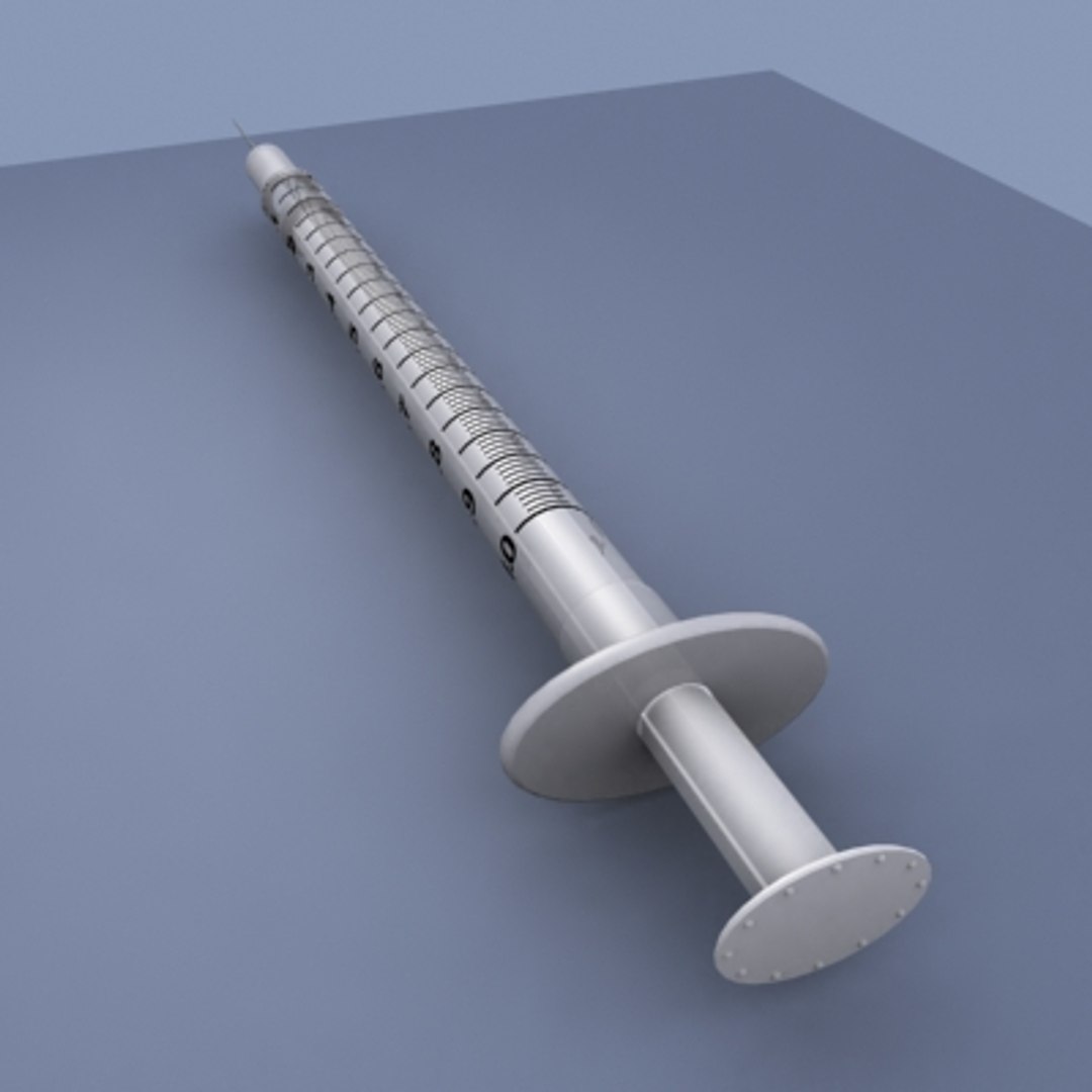 3d Model Syringe Needle