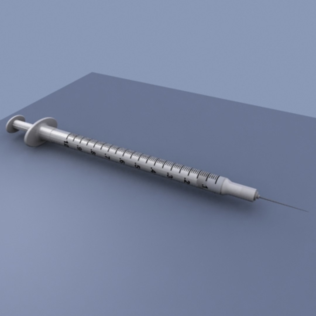 3d Model Syringe Needle