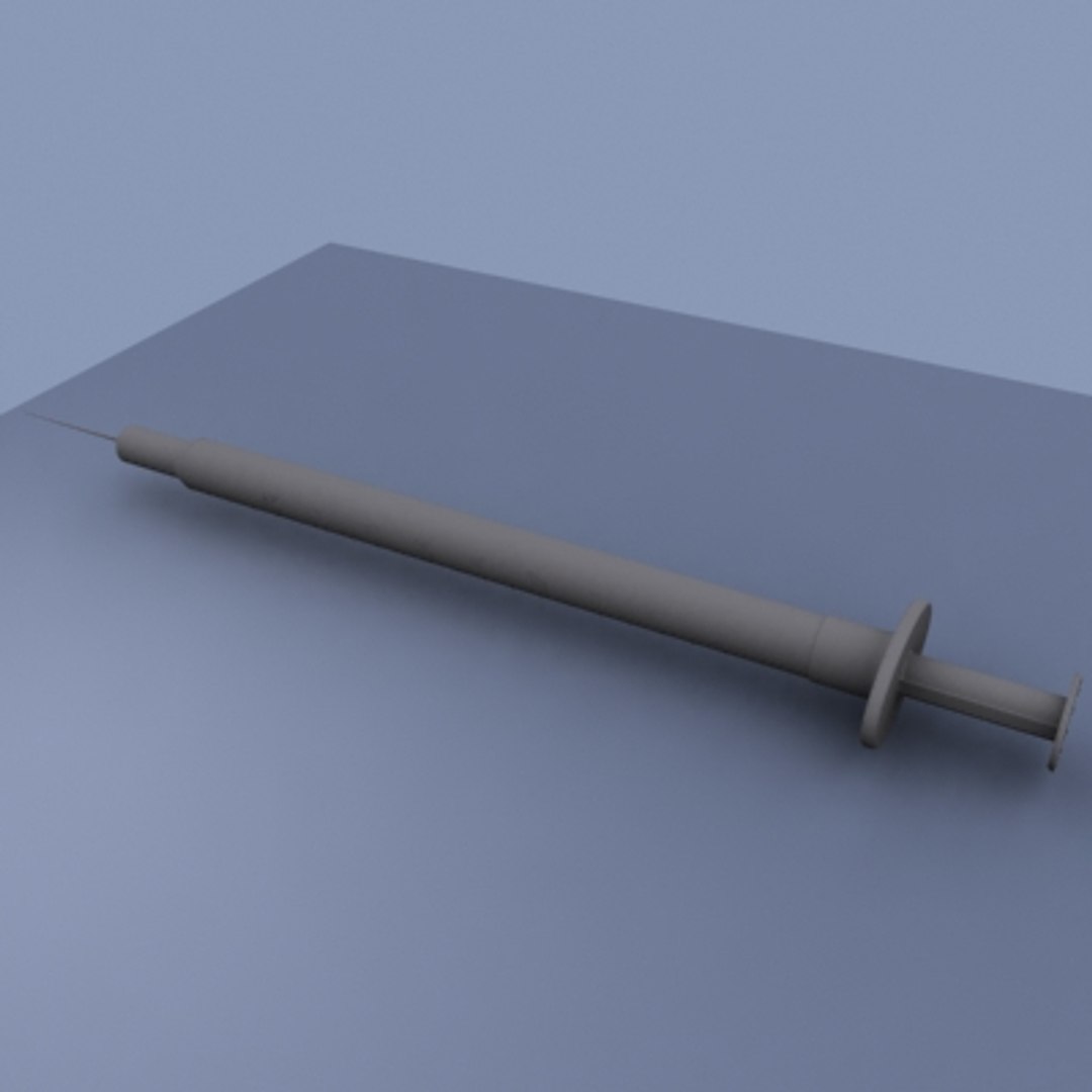3d Model Syringe Needle