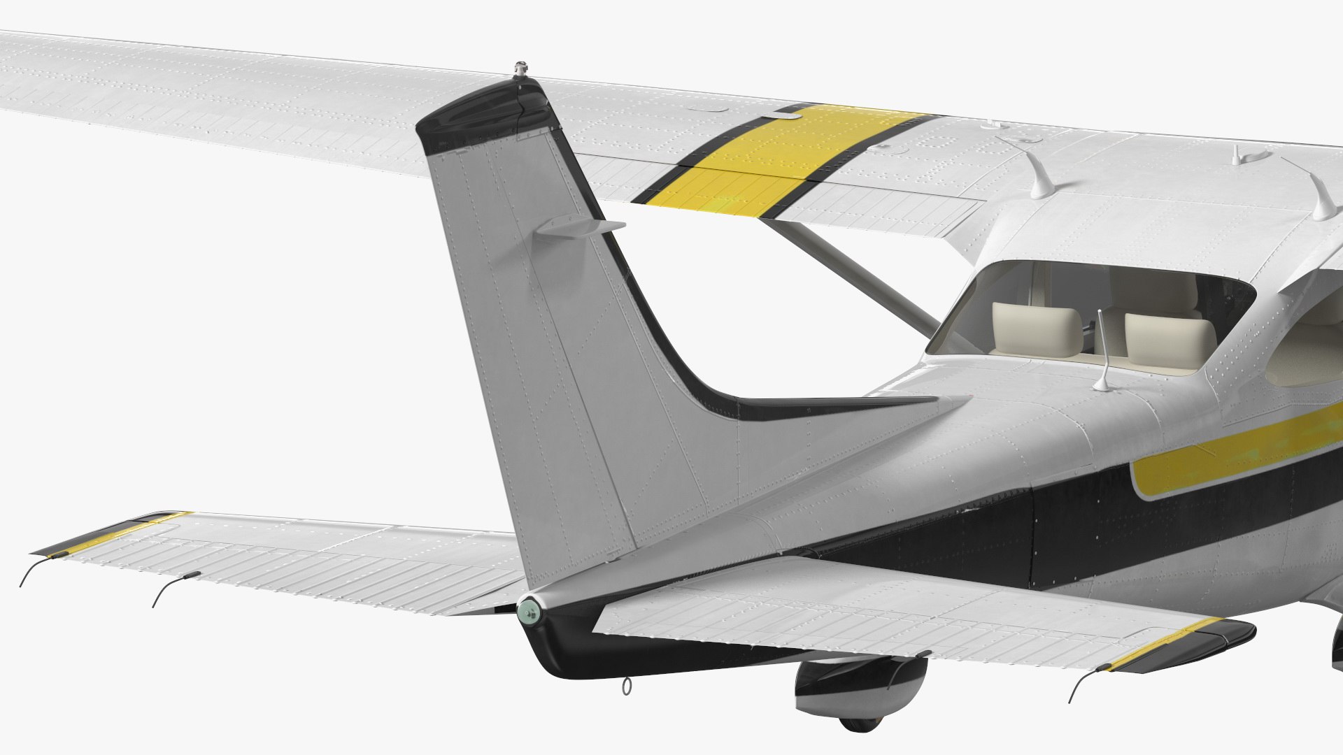 Four Seat Light Utility Aircraft Model - TurboSquid 1882215