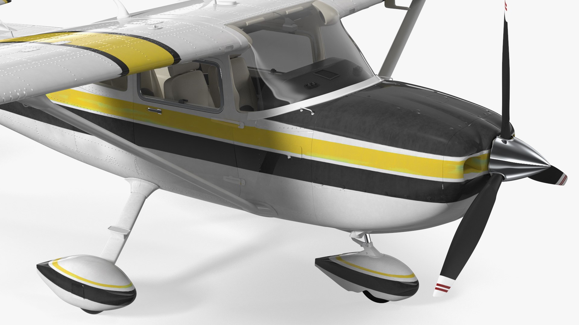 Four Seat Light Utility Aircraft Model - TurboSquid 1882215