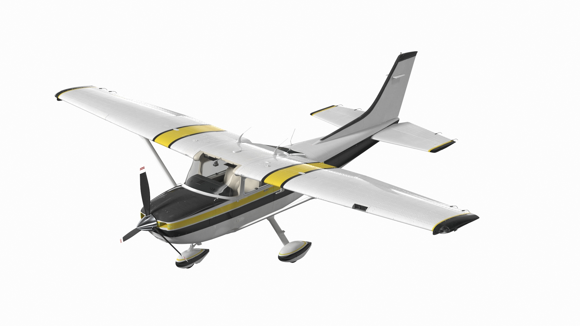 Four Seat Light Utility Aircraft Model - TurboSquid 1882215