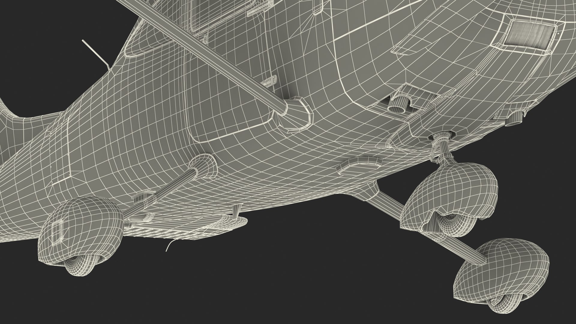 Four Seat Light Utility Aircraft model - TurboSquid 1882215