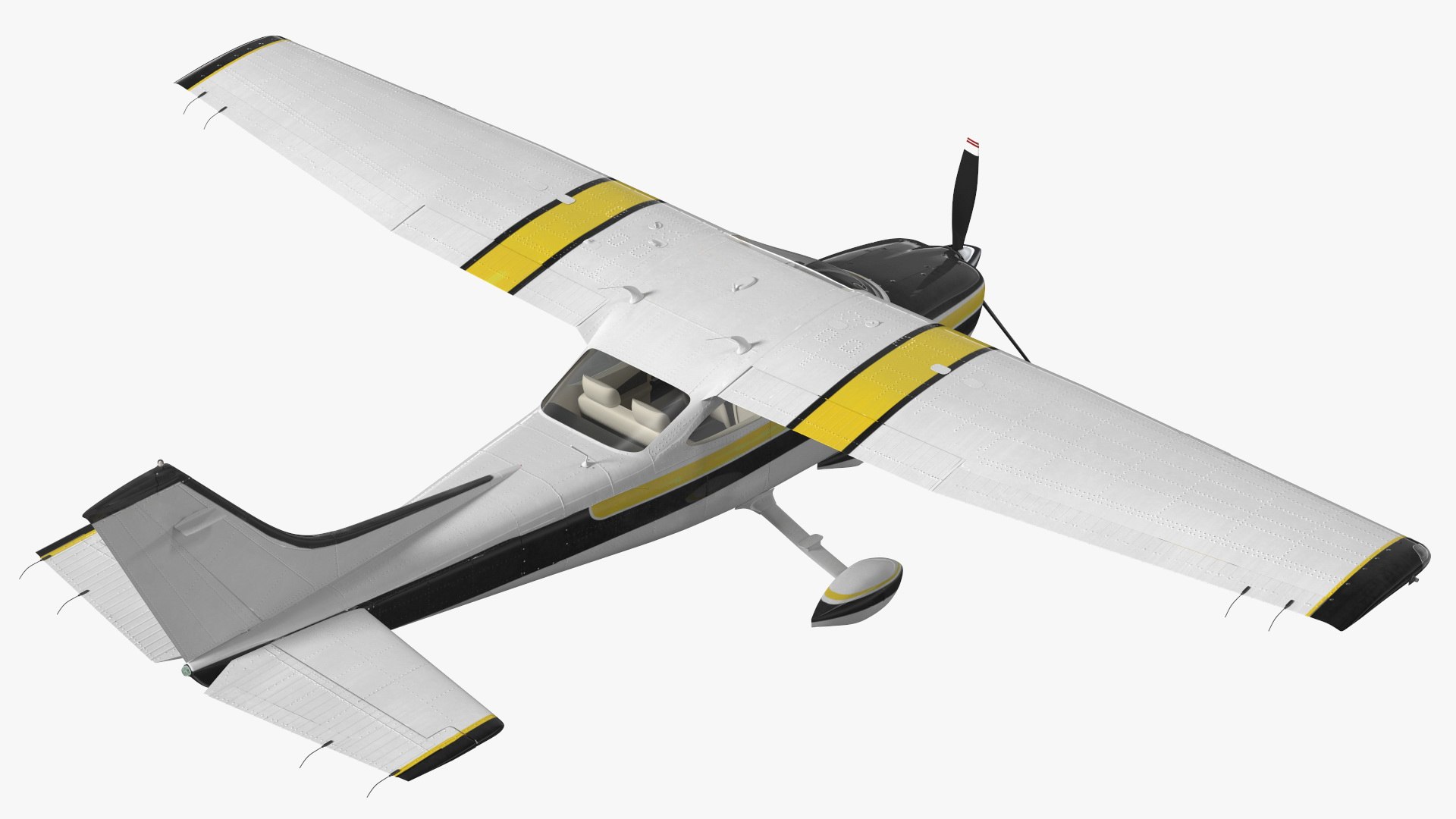 Four Seat Light Utility Aircraft Model - TurboSquid 1882215