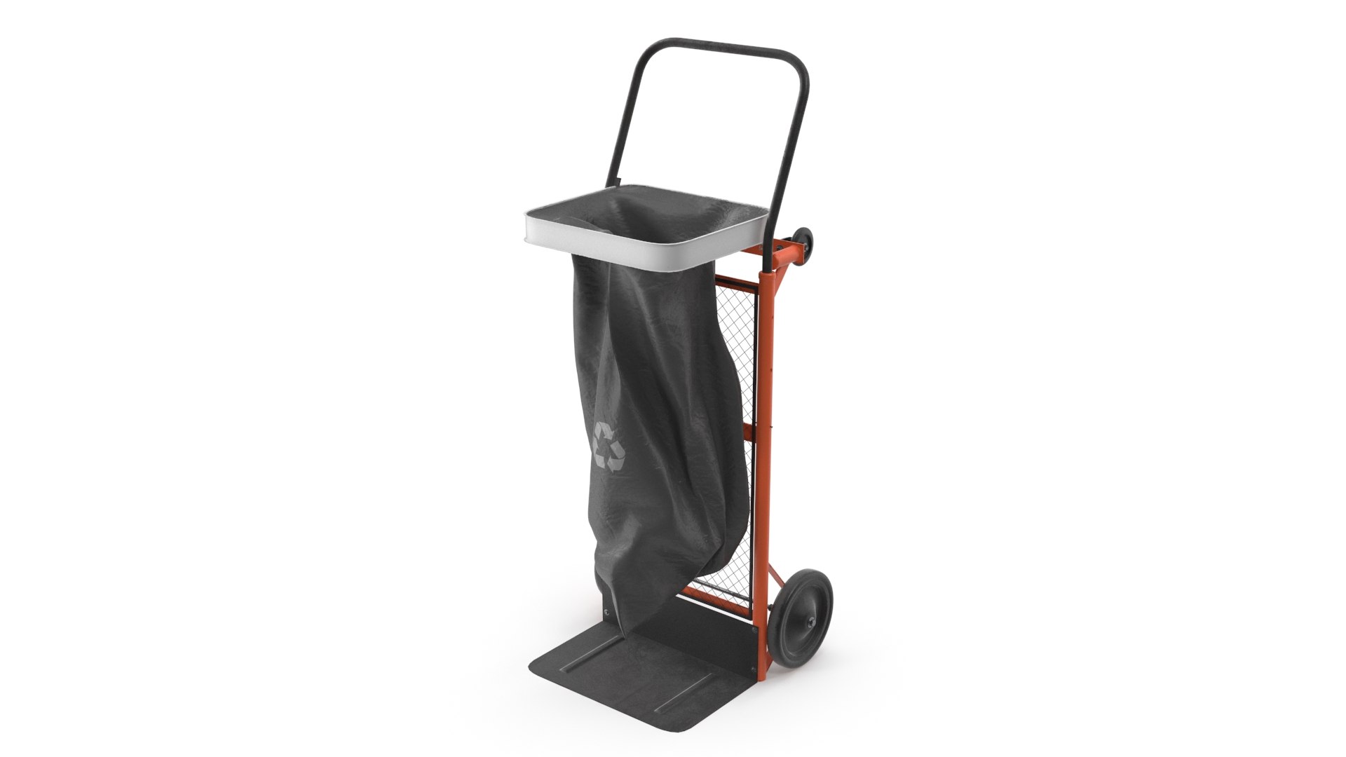 3D Mobil Waste Cart - TurboSquid 1708578