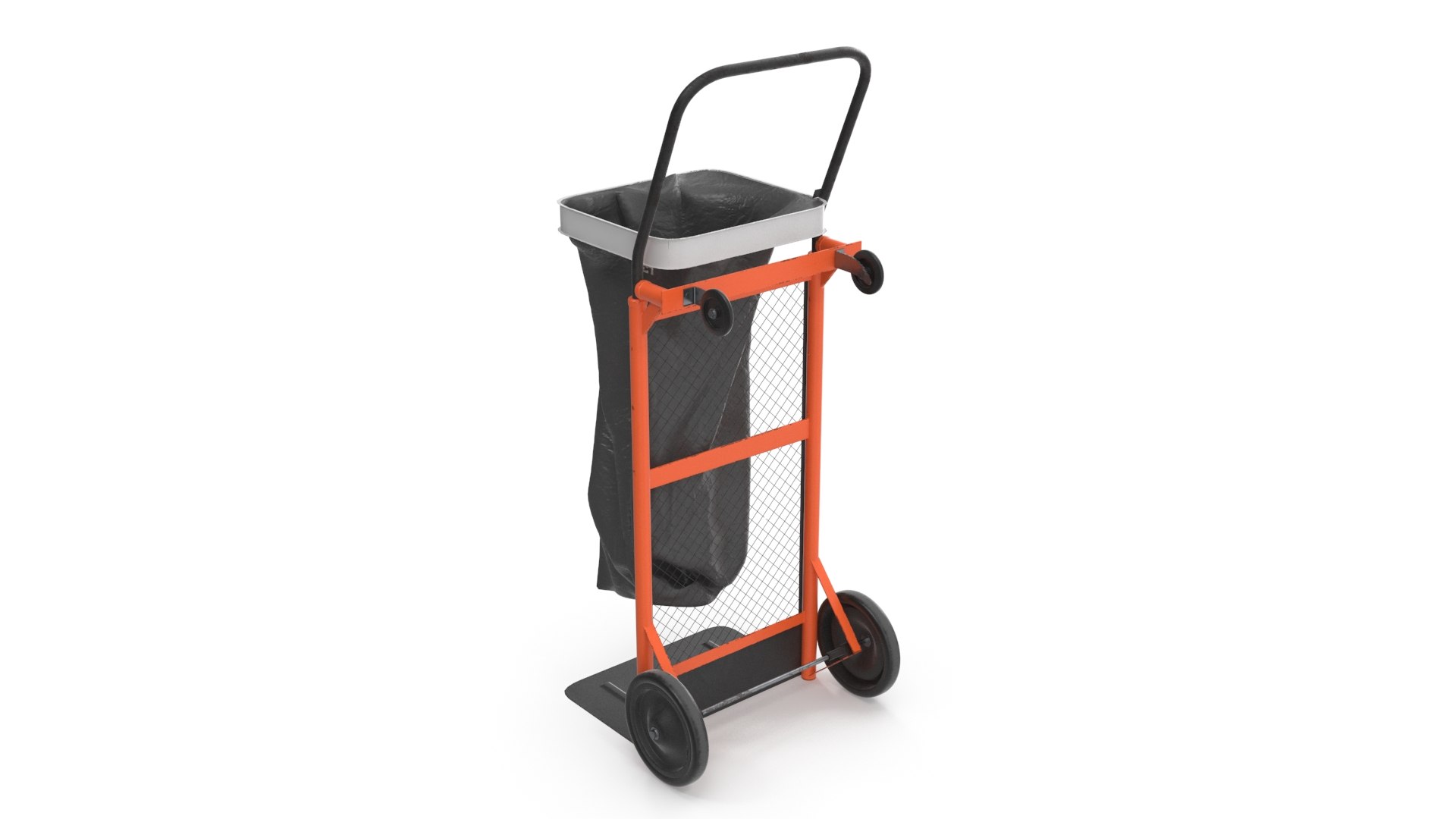 3D Mobil Waste Cart - TurboSquid 1708578
