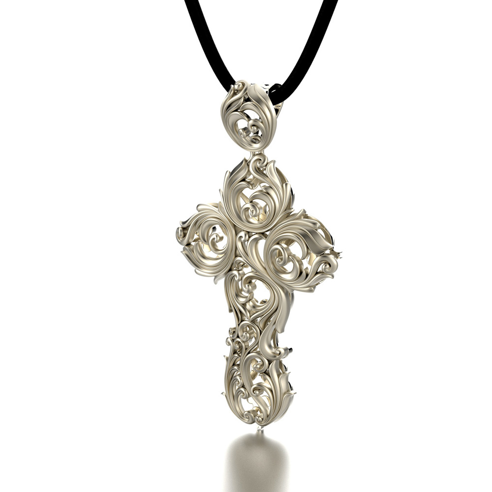 jewelry stylized cross 3d obj