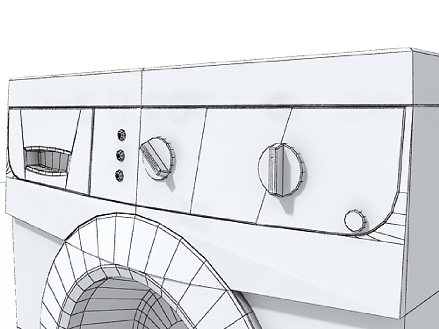 3d Washing Machine Model
