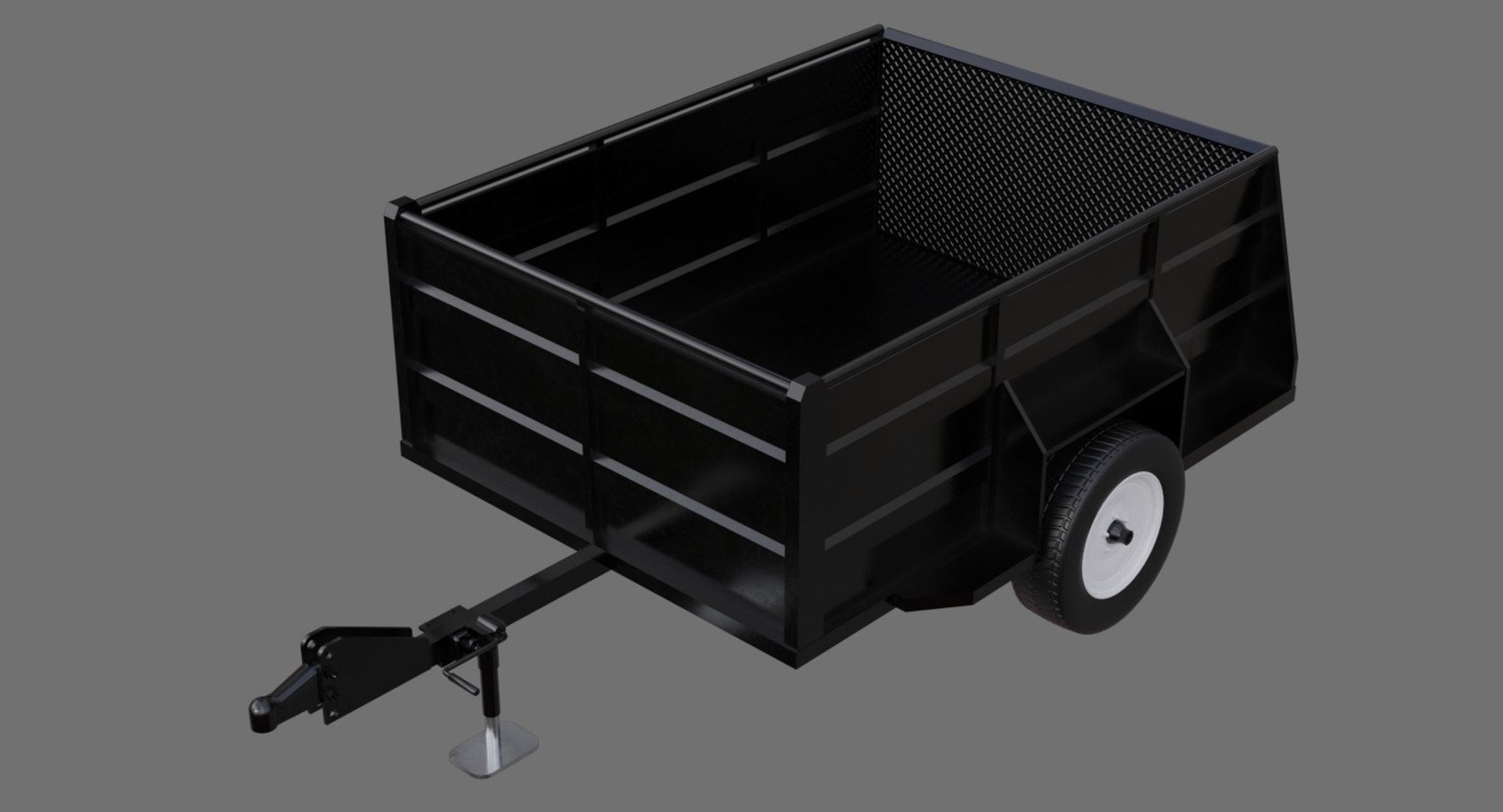 3D Utility Trailer 1a - TurboSquid 1269182