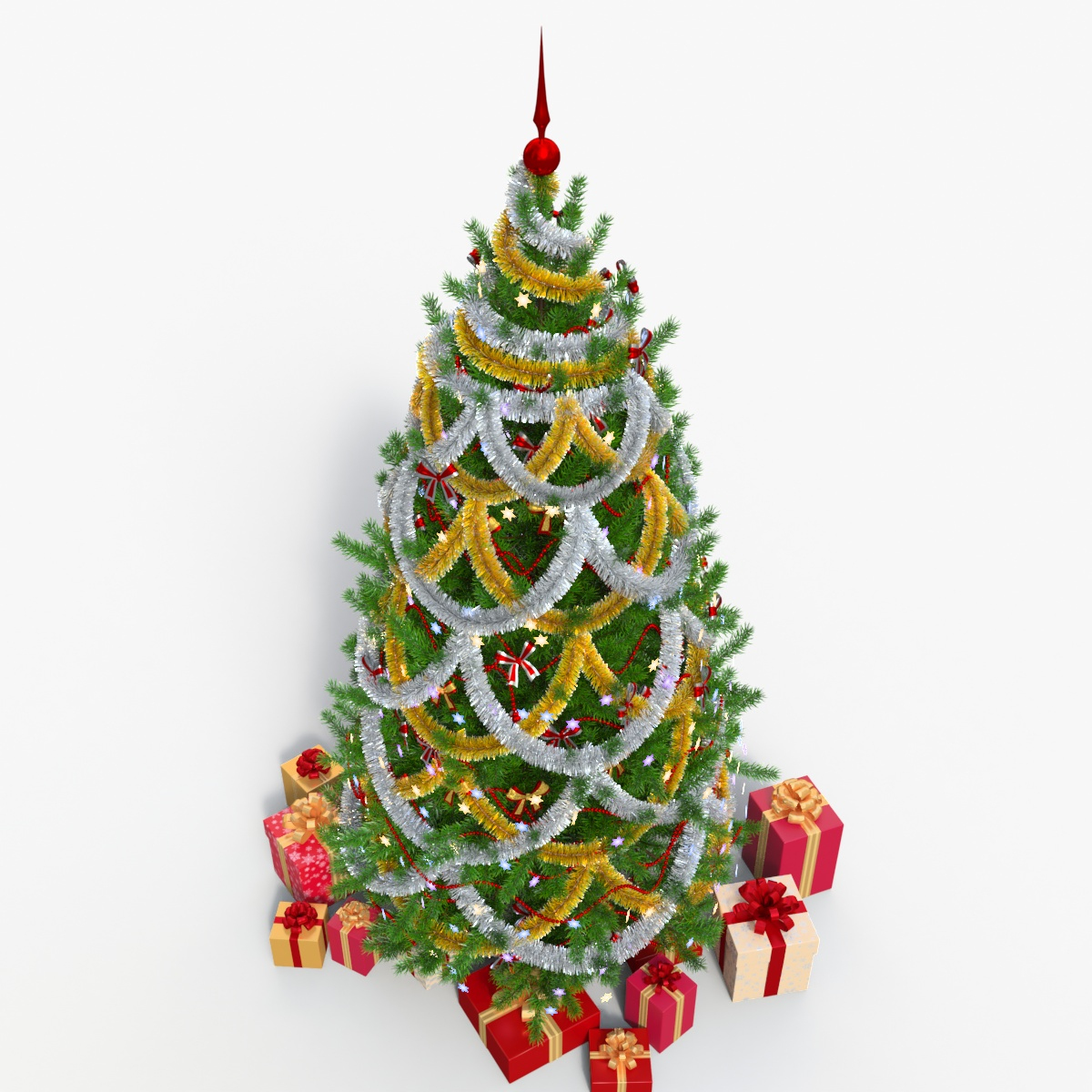 Christmas tree model - TurboSquid 1215995