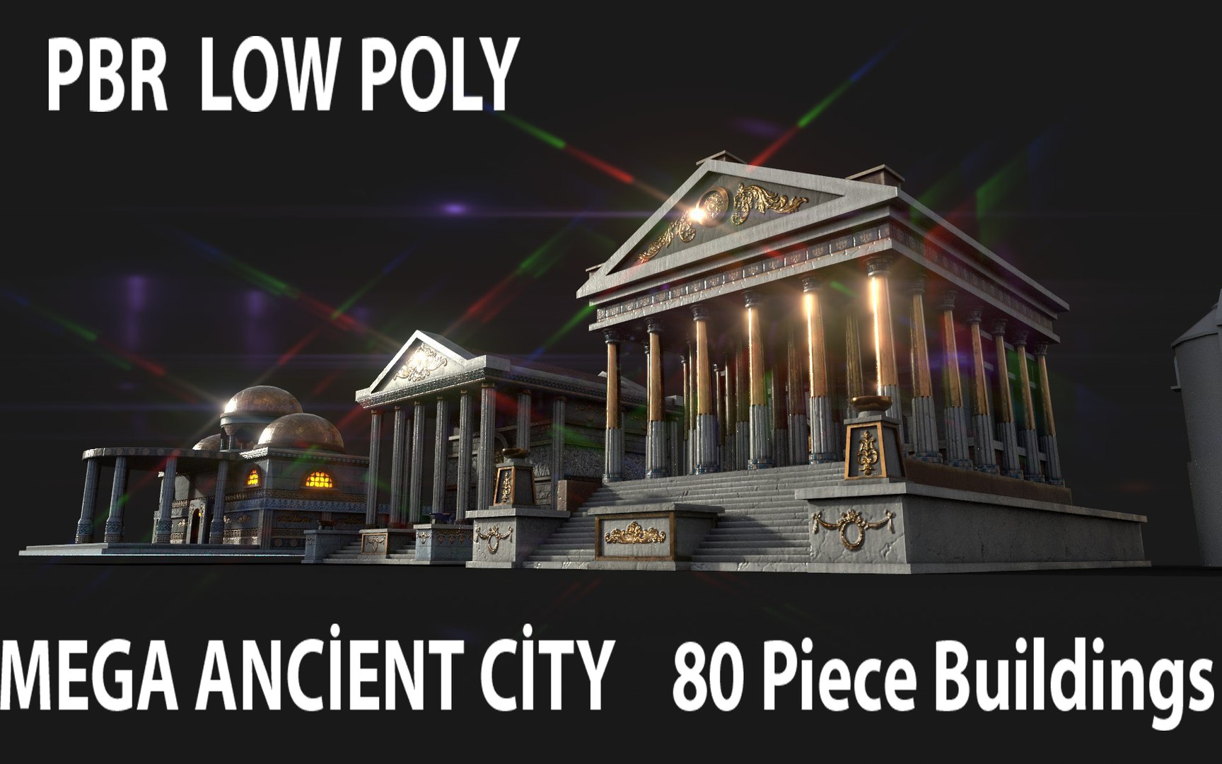 3D Mega Roman City Pack Model - TurboSquid 1642635