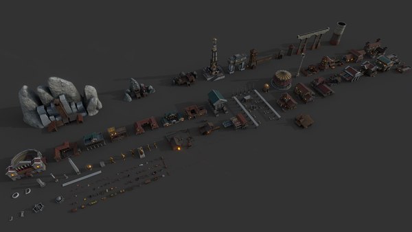 3D mega roman city pack model - TurboSquid 1642635