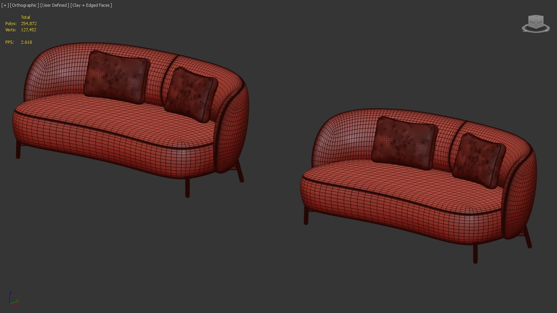 Lunam Sofa By Kartell Model - TurboSquid 1854628