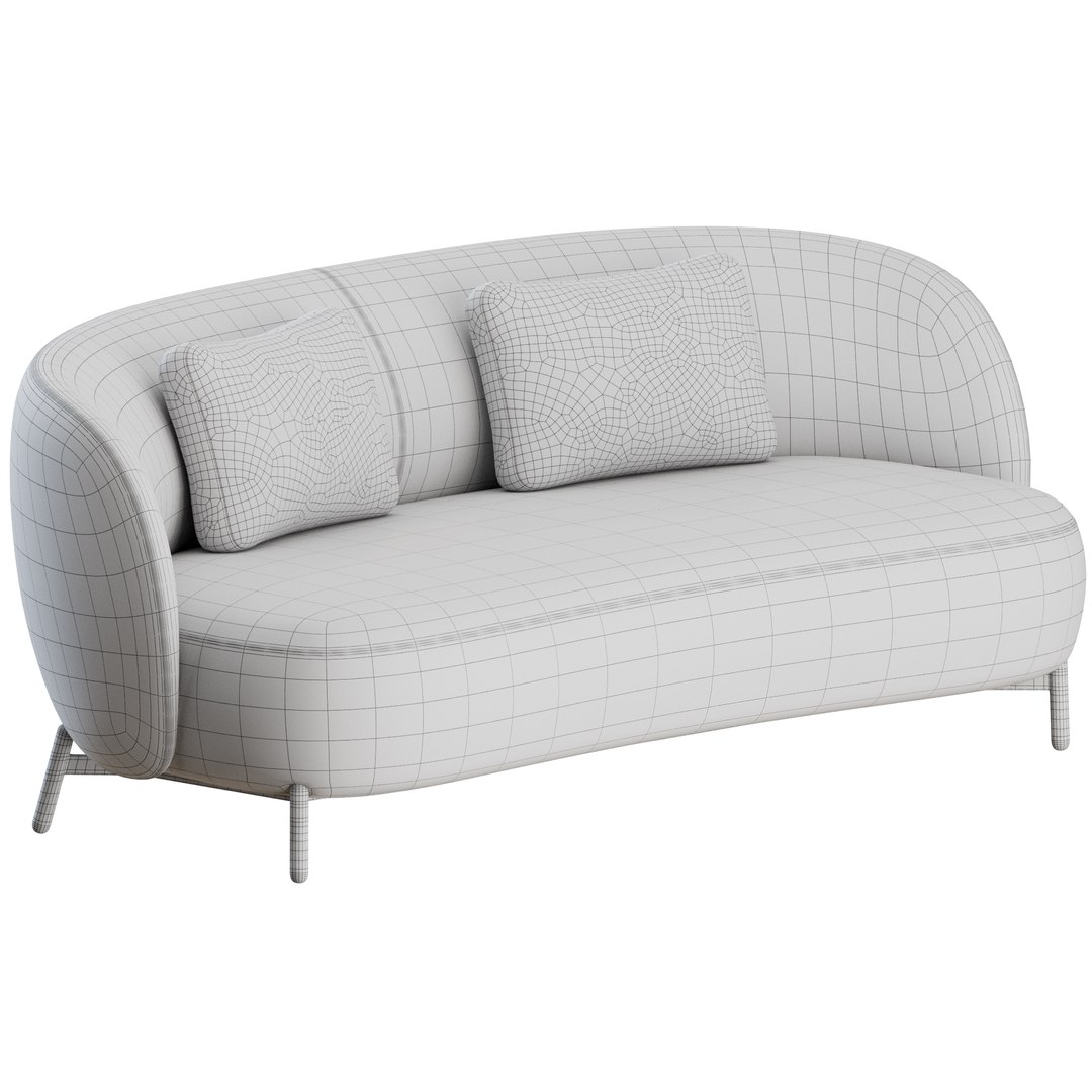 Lunam Sofa By Kartell Model - TurboSquid 1854628