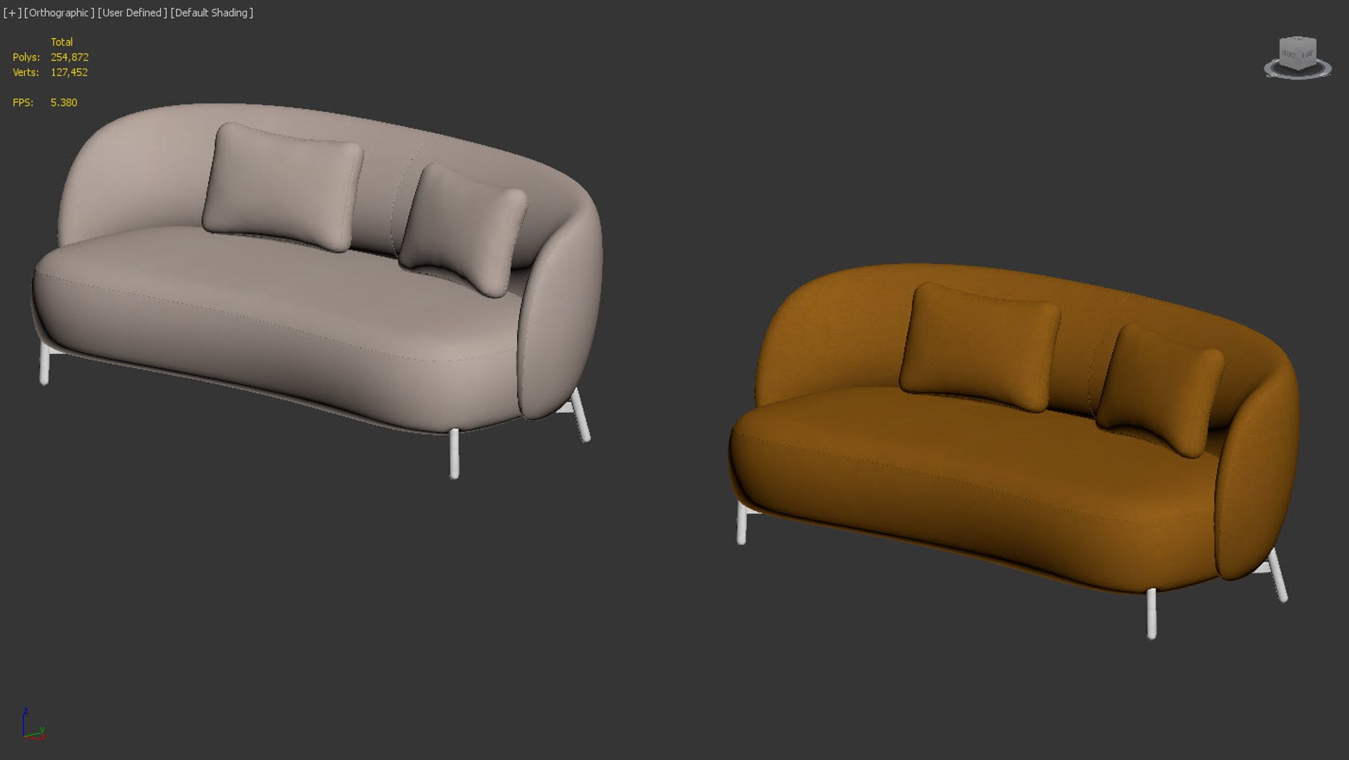 Lunam Sofa By Kartell Model - TurboSquid 1854628