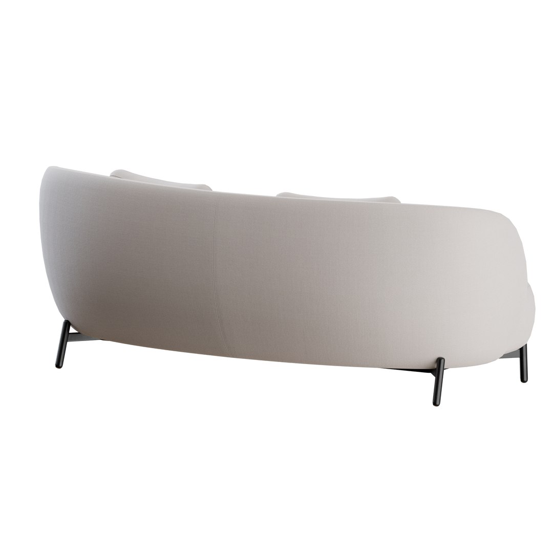 Lunam Sofa By Kartell Model - TurboSquid 1854628