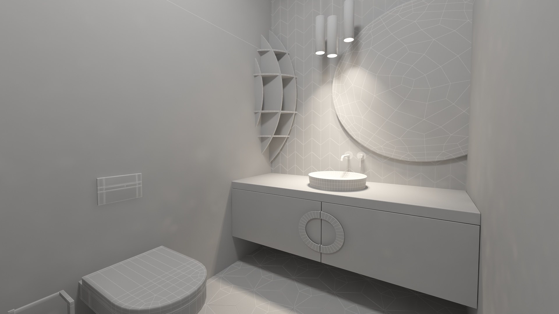 3D Interior Wc Room Model - TurboSquid 1690678