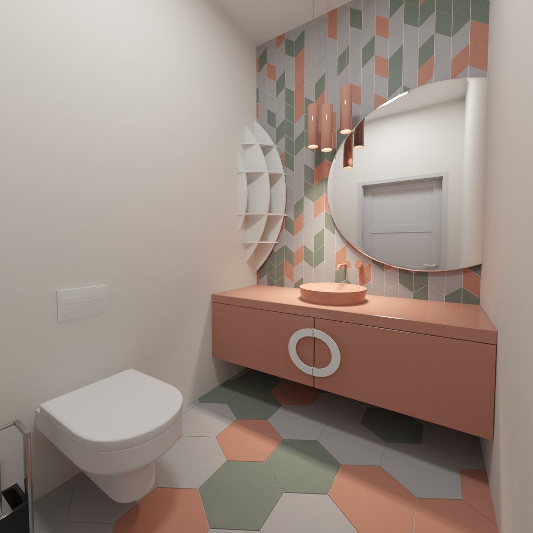 3D Interior Wc Room Model - TurboSquid 1690678