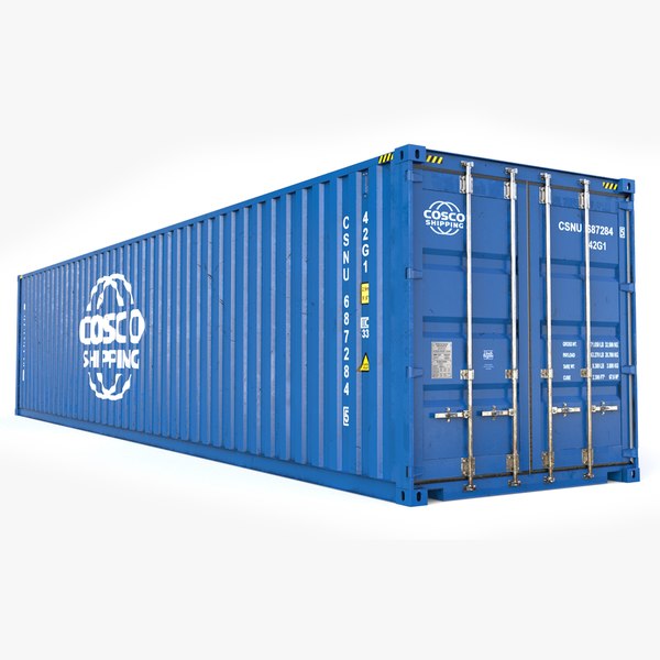 40 ft COSCO standard shipping container3Dモデル - TurboSquid 2004504