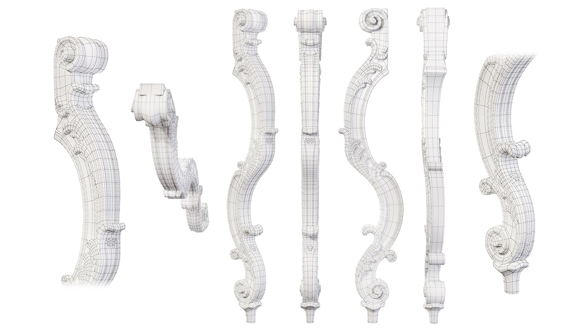 3D Classic Leg 047 - TurboSquid 1987343