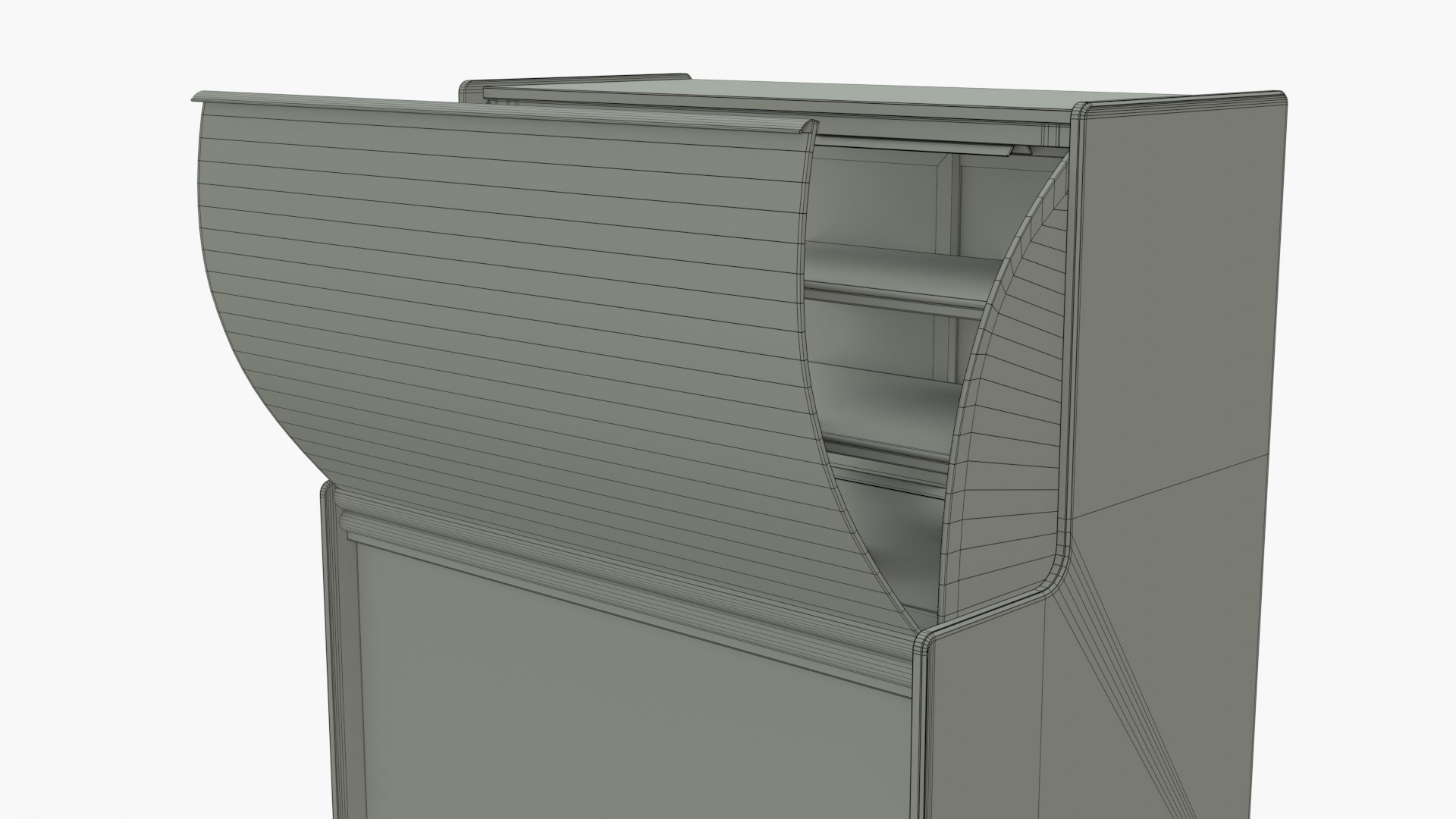 Pastry Display Cabinet 3D Model - TurboSquid 1476941